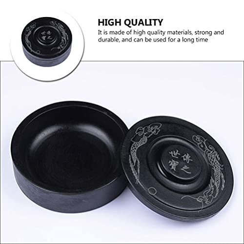 Calligraphy Painting Inkstone Round Inkstone Chinese Traditional ...