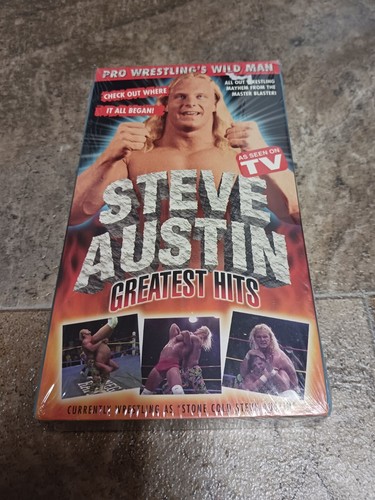 1999 Stone Cold Steve Austin Greatest Hits Movie VHS Tape Factory ...