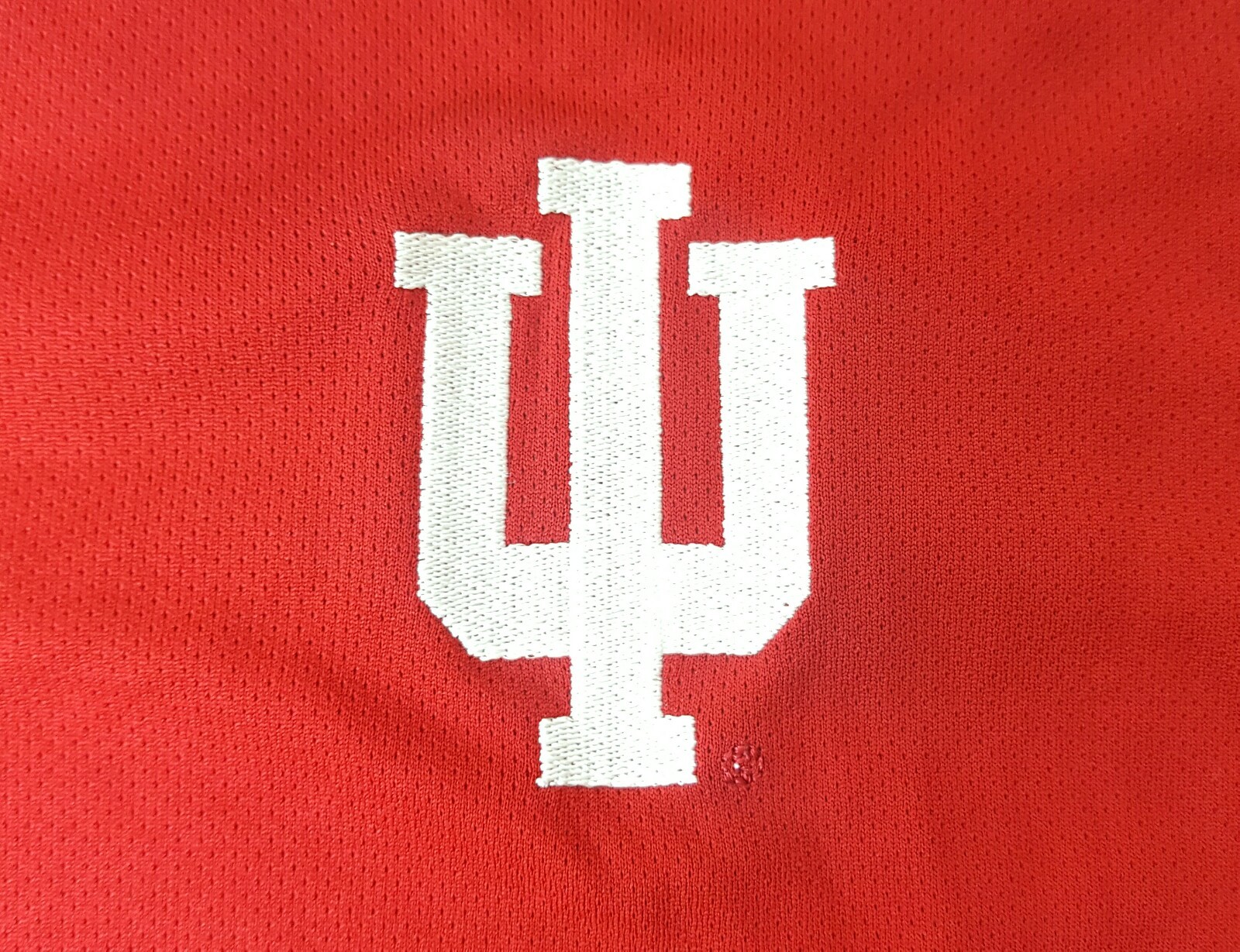 Adidas INDIANA HOOSIERS IU Polo Shirt Basketball Red White Mens Size ...
