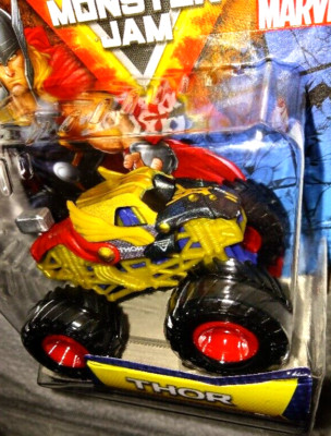 Monster Jam Marvel "THOR" NEW 1/64 True Metal Monster Truck | eBay