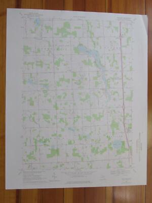 Hartland Michigan 1976 Original Vintage USGS Topo Map | eBay