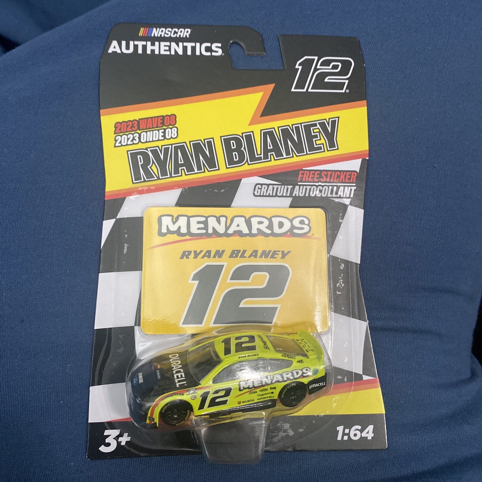 Ryan Blaney #12 Menards Duracell 1:64 Lionel Nascar Authentics 2023 ...