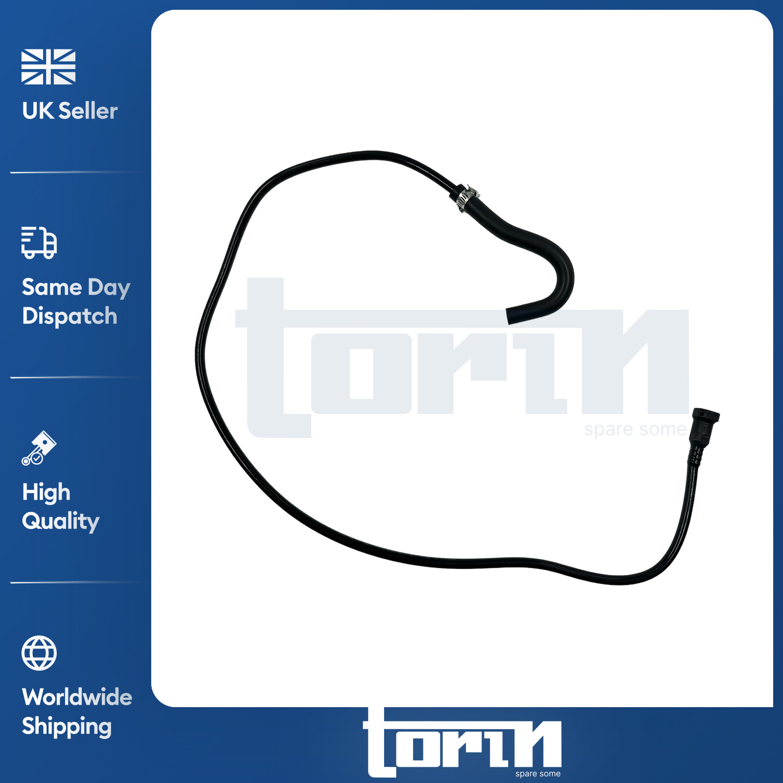 Radiator Expansion Tank Overflow Hose Pipe Fits Ford Fiesta Fusion 1.25 ...