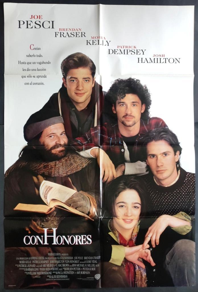 Joe Pesci & Brendan Fraser Harvard University With Honors org movie ...