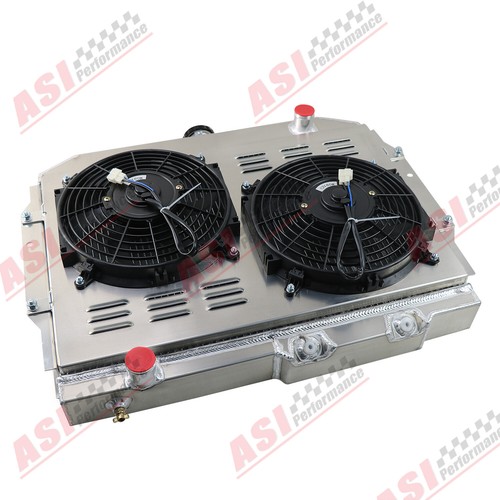 FOR 1958-1974 AMC AMX/Javelin/Marlin/Rebel V8 Aluminum 4 Row Radiator ...