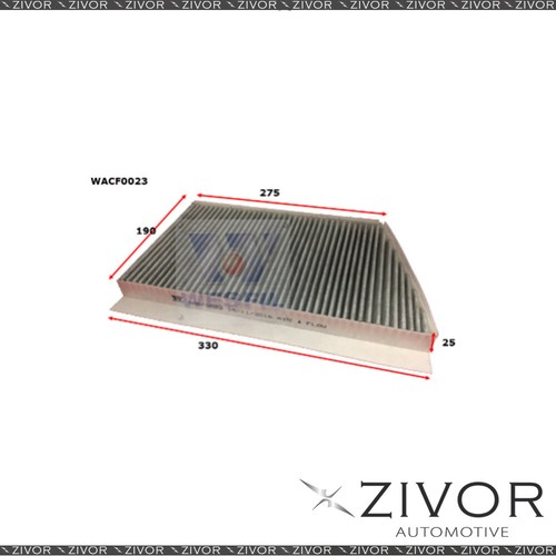 WESFIL CABIN Filter For Mercedes Benz C180 2.0L 11/00-09/02 -WACF0023 ...