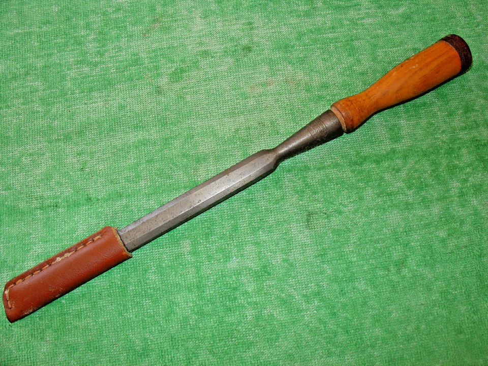 VINTAGE GREENLEE 1/2" BEVEL EDGE SOCKET CHISEL 11" LONG MADE IN ...