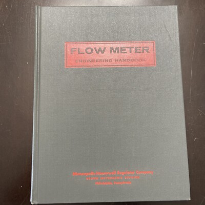 Vintage 1961 Honeywell Flow Meter Engineering Handbook Third Edition ...
