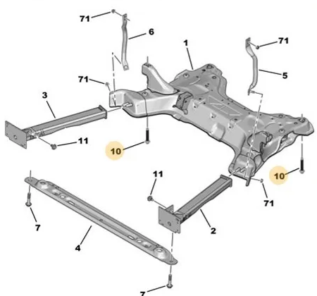 PEUGEOT 3008 T84 Bolt Screw 9809095980 NEW GENUINE | eBay
