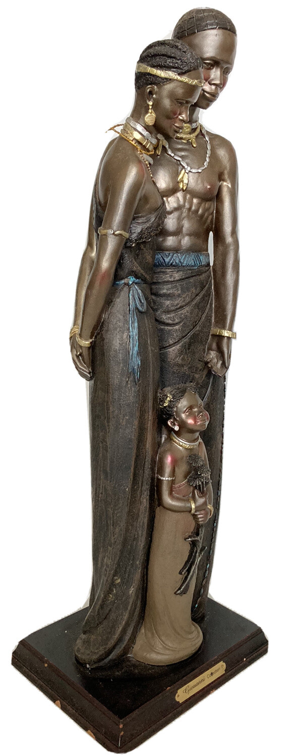 Turtle King Giovanni Collection Elegant African Royal Family Figurine ...
