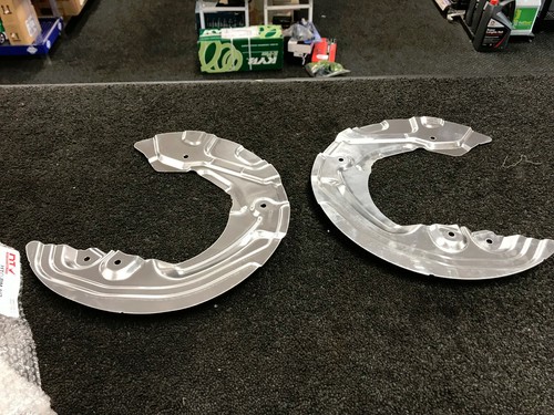 FOR BMW 1 3 Series Z4 E89 FRONT BRAKE DISC DUST SHIELDS SPLASH GUARD ...