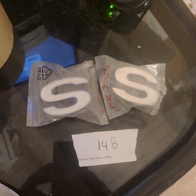 NEW CHEVY " SS " FENDER EMBLEM LETTERS | eBay
