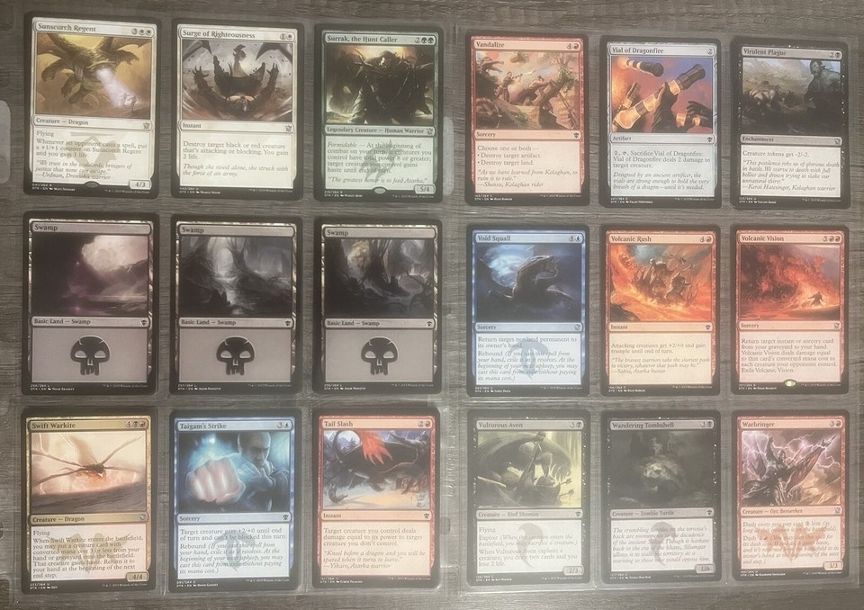 Magic The Gathering Complete Set Of Dragons Of Tarkir | eBay