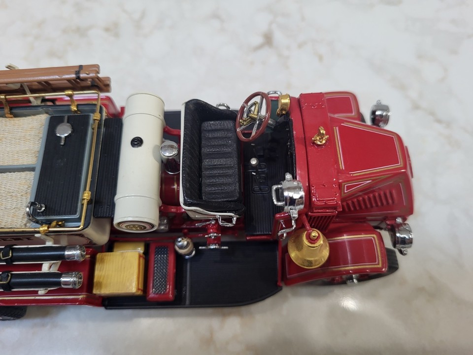 Franklin Mint 1926 Mack AC Rotary Pumper Fire Department Milton Bradley ...