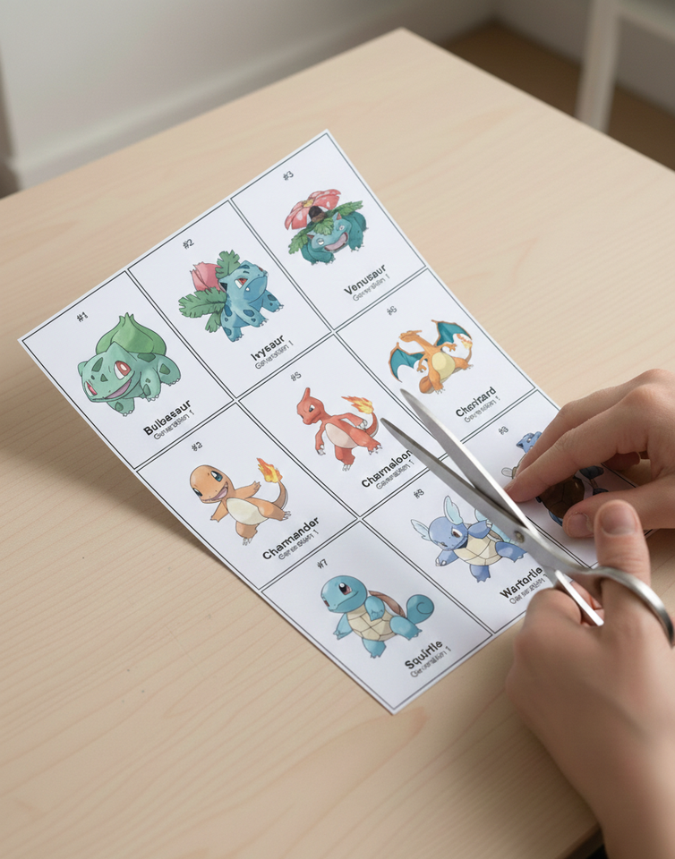 Pokemon Binder Placeholders - Complete GEN 1 - 151 - Pre Printed A4 ...
