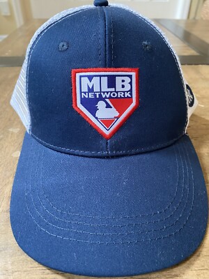 Vintage MLB Network Trucker Hat SGA 9/9/23 Blue White Ball Cap | eBay