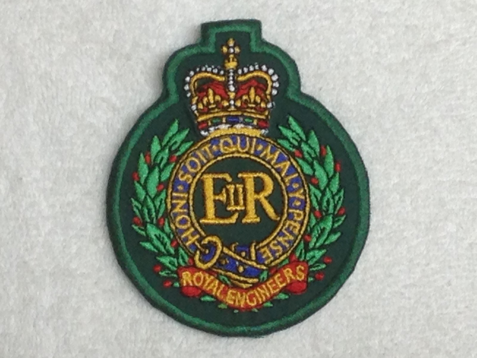 Royal Engineers - Embroidered Patches / Badges - Sew On - Kings ...