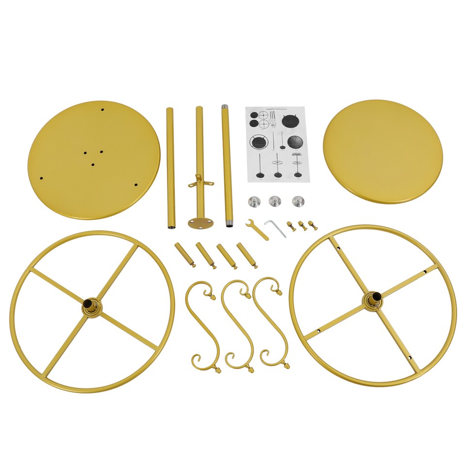 Rotatable Round Garment Rack, Round Clothing Rack, Metal Clothes ...