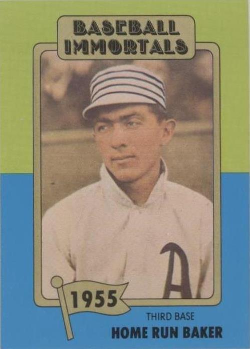 1980-84 SSPC Baseball Immortals 1st Printing - Home Run Baker #74 for ...