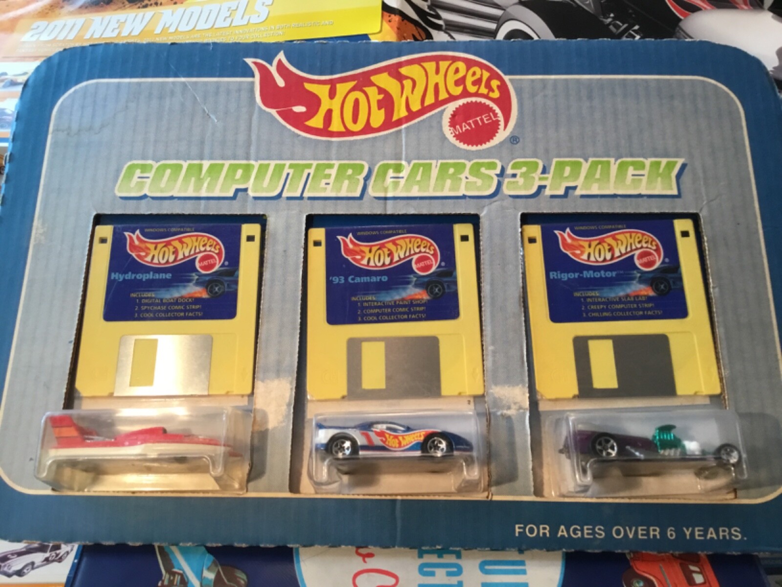 Hotwheels Computer Car 3-pack '93 Camaro Hydroplane Rigor-motor VHTF | eBay