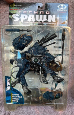 McFarlane Toys Techno Spawn Warzone Series 15 7" Action Figure 1999 New Vintage | eBay