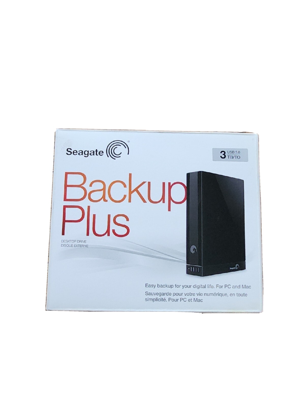 Seagate Backup Plus Desktop V1 3TB,External,7200RPM (STCA3000101 ...