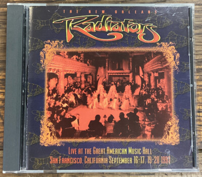 The New Orleans Radiators: Live at the Great American Music Hall CD ...