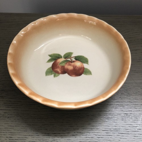 Nantucket Pottery Apple Baking Dish Small Fluted Thanksgiving Holiday ...