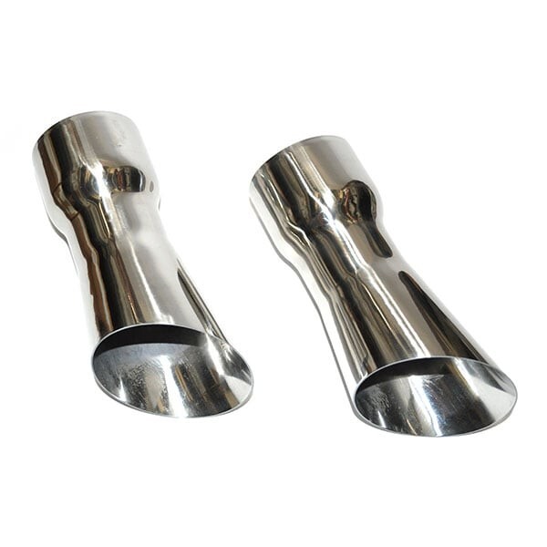 Pypes Performance Exhaust EVT35 3" Trumpet Exhaust Tips Set 68-72 ...
