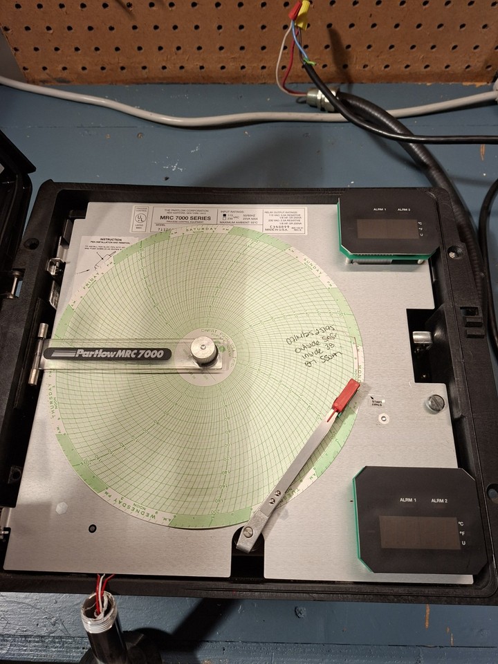Partlow MRC 7000 Chart Recorder 2-Pen, Used, Great Condition | eBay