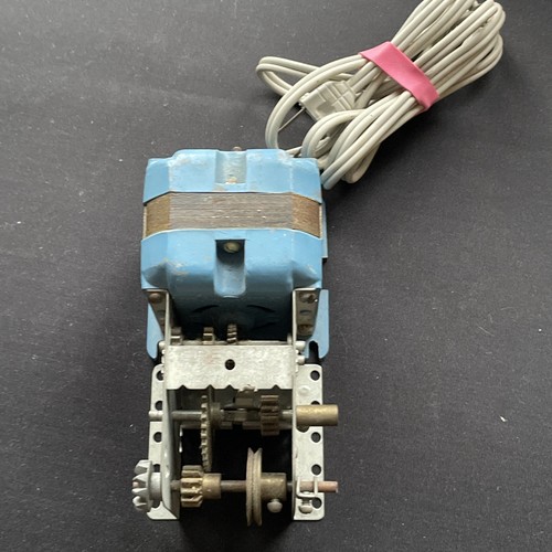 Vintage 1950's AC Gilbert Erector Set A-49 Blue Electric Motor Tested ...