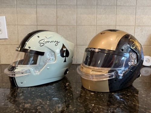 F1 Movie AMC Racing Helmet Popcorn Buckets Sonny & Pearce NEW SET OF 2 ...