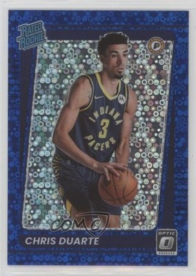 2021 Donruss Optic Rated Fast Break Blue Prizm 10/50 Chris Duarte ...