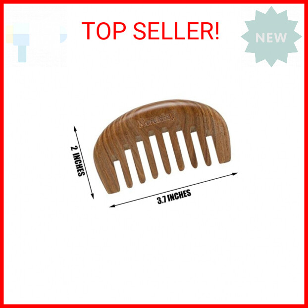 The Moreinday Comb Wide Tooth Comb Wooden Comb Scalp Comb Detangling ...