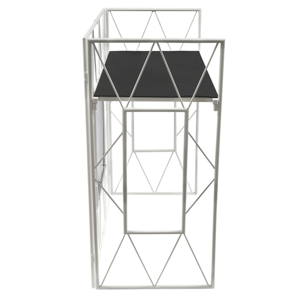 DJ Display Stand, DJ Event Booth Facade, Portable DJ Facade Booth Table ...
