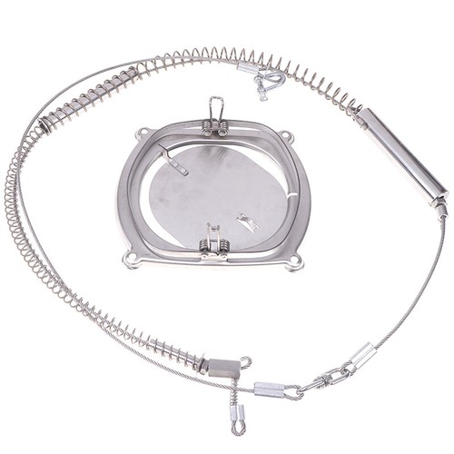 1Pc Stainless Steel Spring Trap Replacement Reusable For Small Animals ...