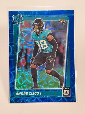 ANDRE CISCO 2021 Panini Donruss Optic RC Rookie BLUE SCOPE PRIZM #278 ...