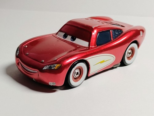Disney Pixar Cars CRUISIN LIGHTNING MCQUEEN Metallic Red Mattel Diecast ...