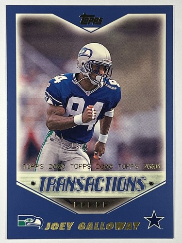Joey Galloway #130 2000 Topps Dallas Cowboys | eBay