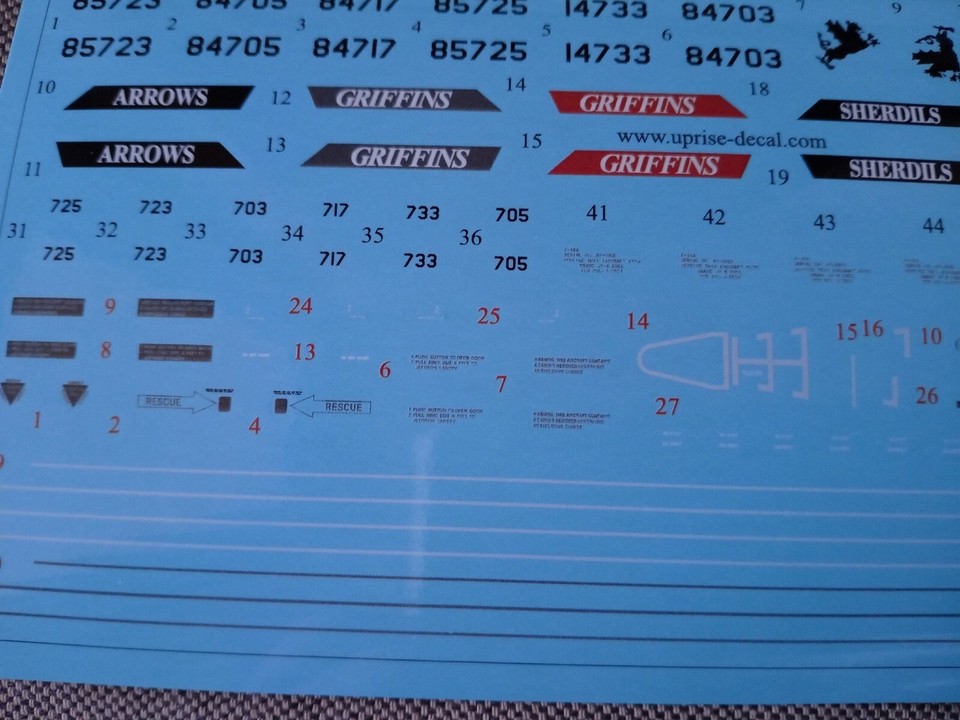 UpRise Decals UR72304 - DECAL F-16A/ADF Fighting Falcon PAF Pt.1 1/72 ...