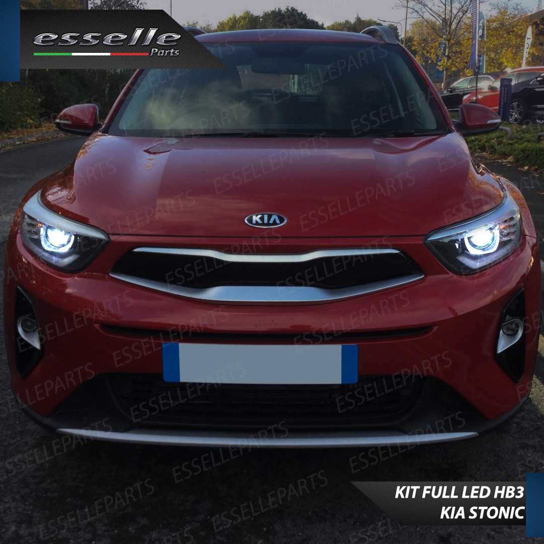 KIT FARI FULL LED KIA STONIC ANABBAGLIANTI / ABBAGLIANTI + LUCI DI ...
