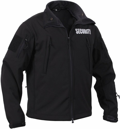 Black Waterproof Special Ops Soft Shell Double Sided Security Jacket | eBay