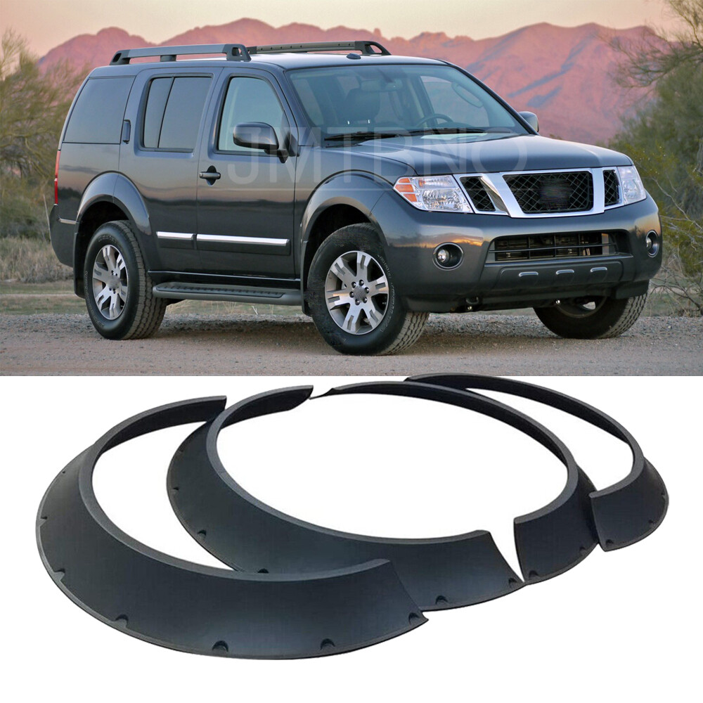 For Nissan Pathfinder Fender Flares Extra Wide Flexible Wheel Arches ...