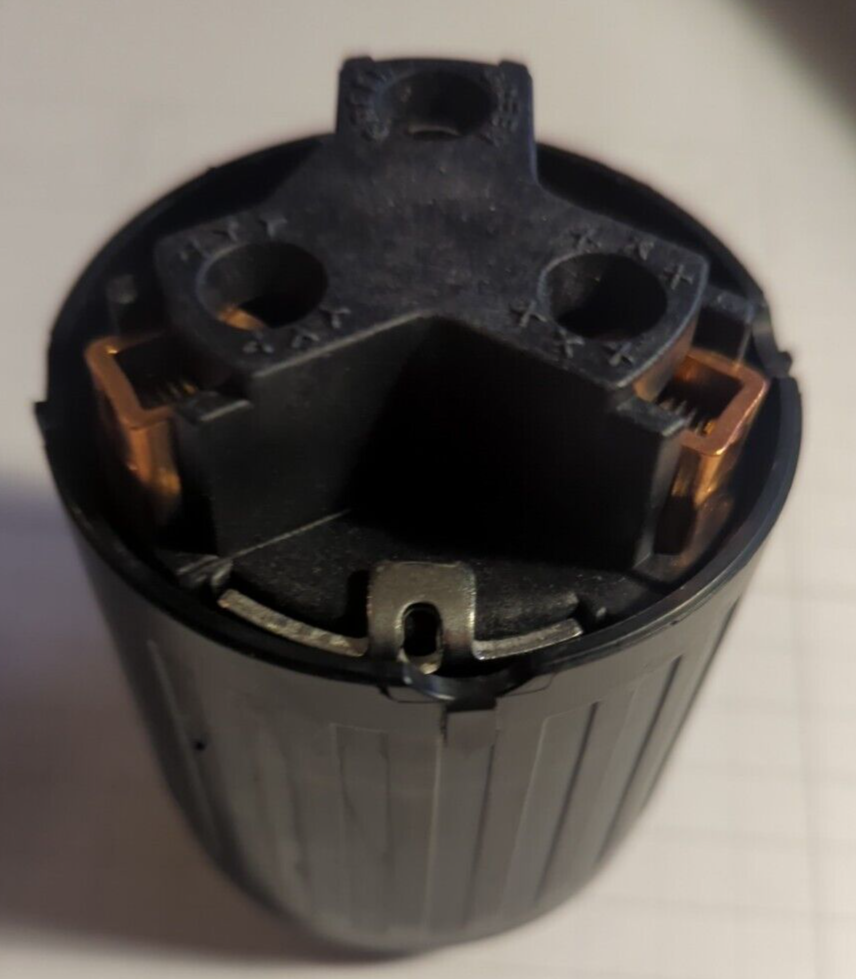 Hubbell 50A C Locking Plug Male, 50A, 125/250V, 2 Pole, 3 wire ...