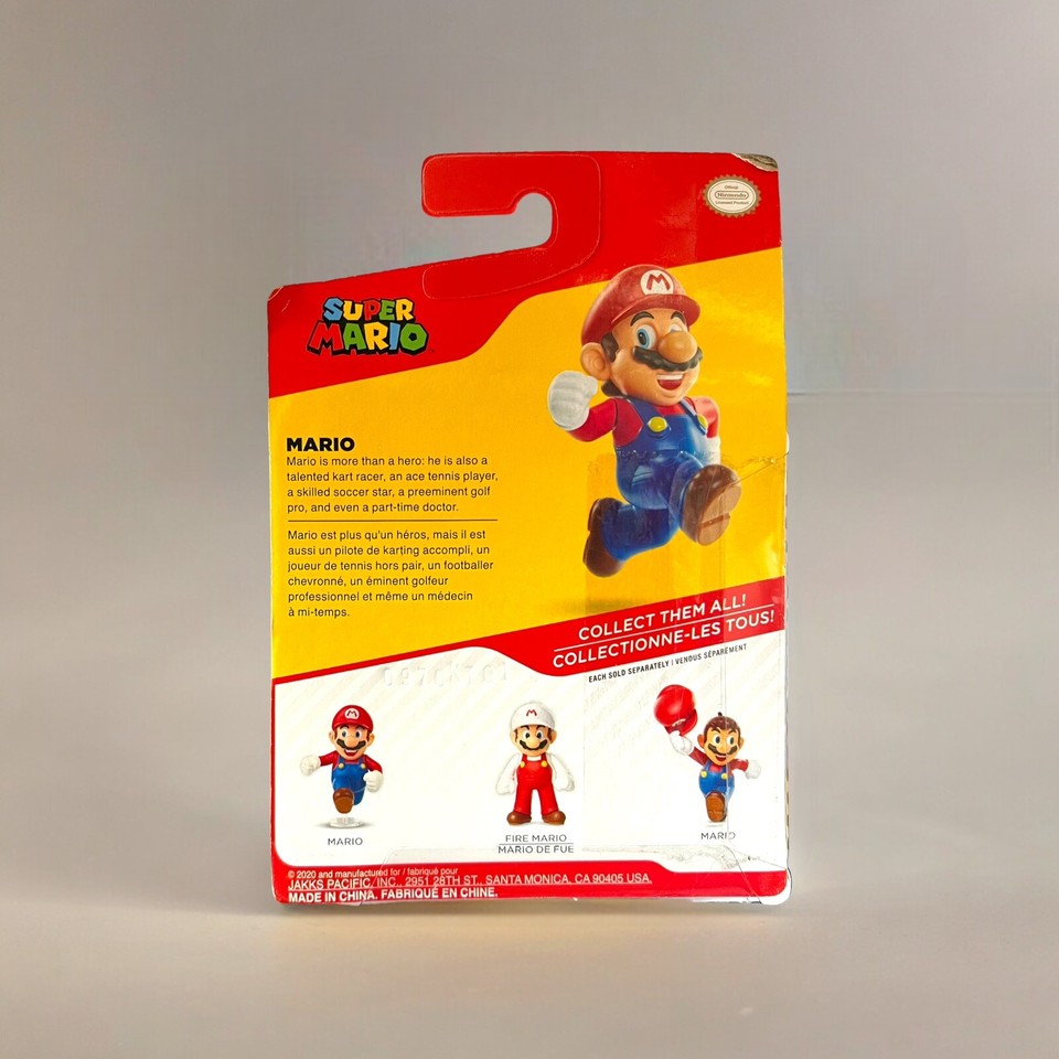 NEW Super Mario Bros 2.5” Running Mario Action Figure Toy Nintendo ...