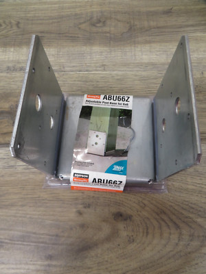 Simpson Strong-Tie ABU66Z ZMaX Galvanized Adjustable Post Base for 6x6 ...