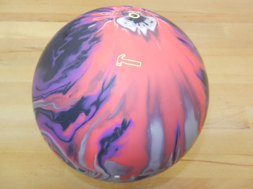 NIB 15# Hammer Zero Mercy Solid Bowling Ball - 15.3/2-3" Pin/3.20oz TW ...
