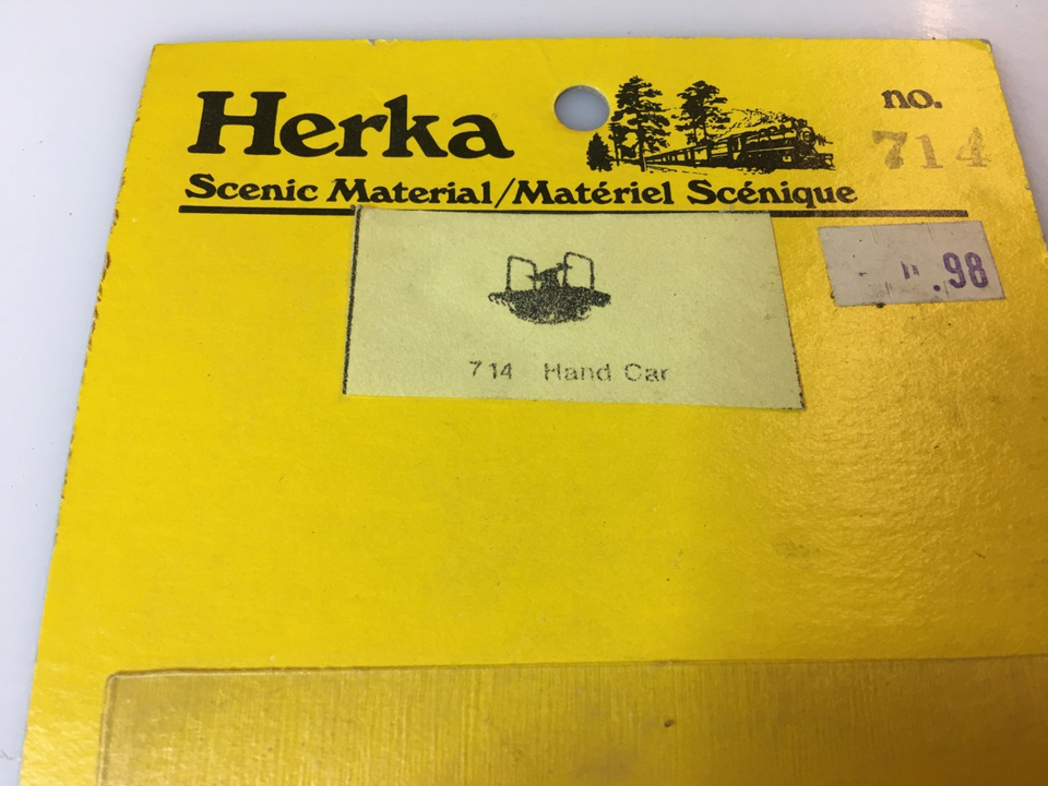Herka Hand Cart Kit 714 HO Scale Trains | eBay