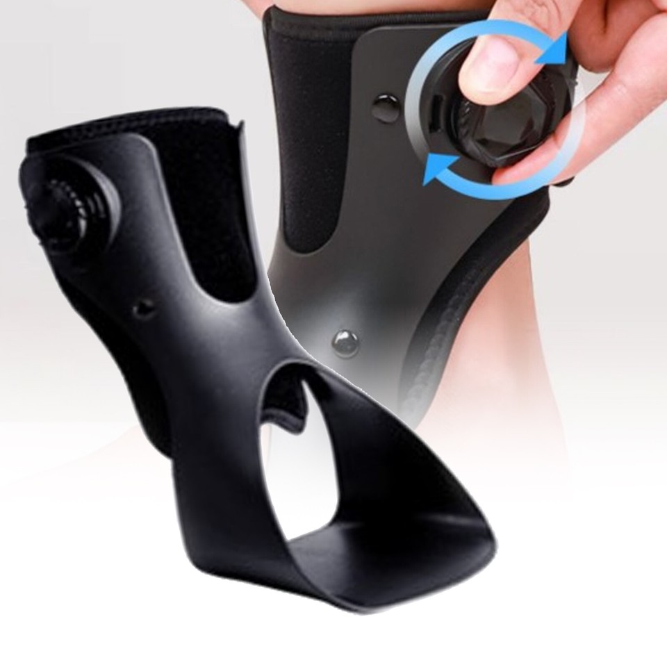 Adjustable AFO Ankle Orthosis Splint Improved Walking Gait Foot Drop ...