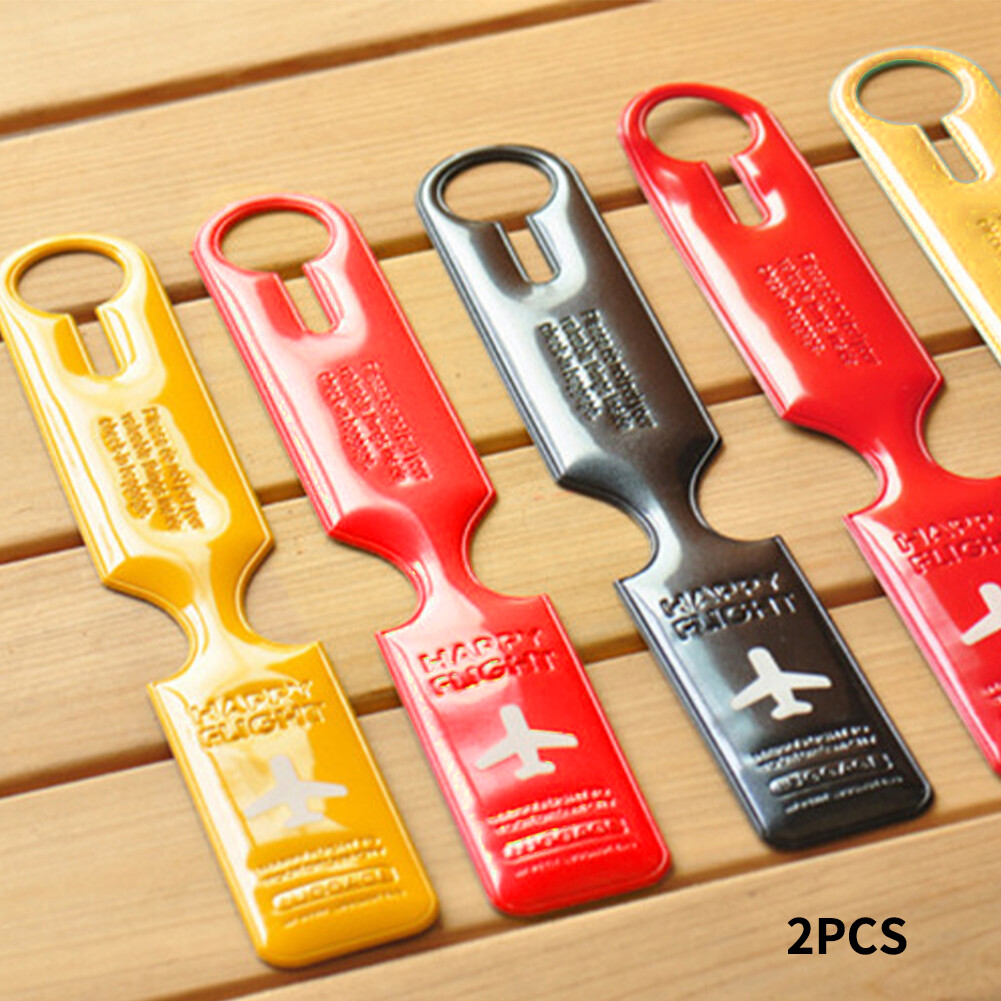 ID Address Holder Identification Handbag PVC For Suitcases Luggage Tag ...